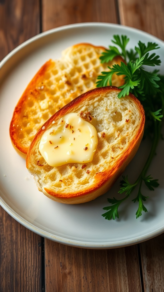 Quick And Easy 2 Minute Garlic Bread Recipe